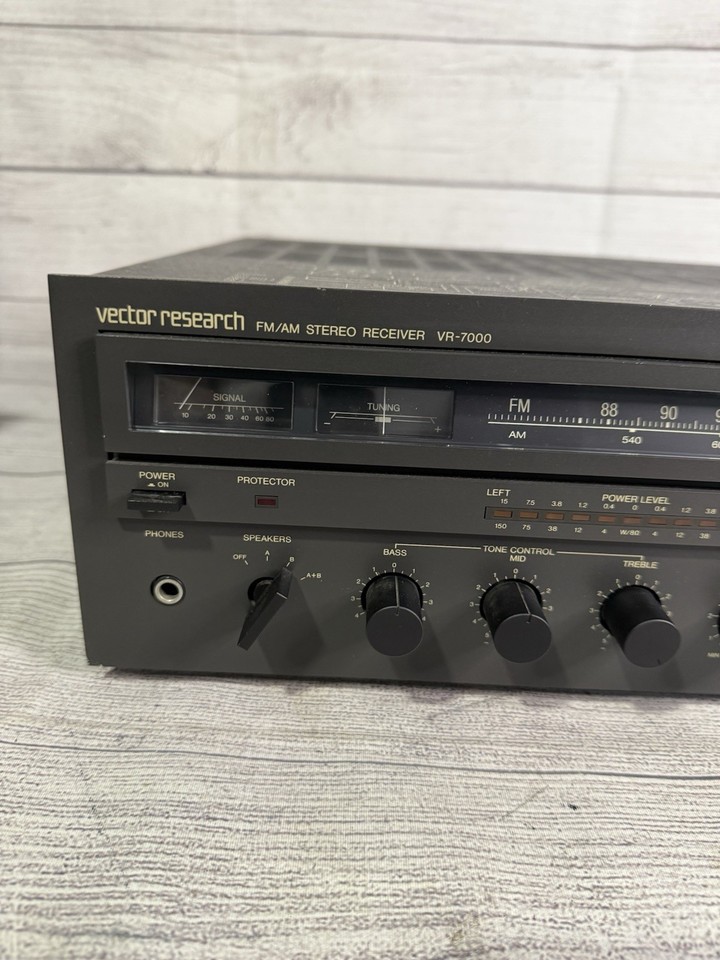 Vector Research Receiver VR-7000 , Vintage Made In Japan *AS IS* | eBay