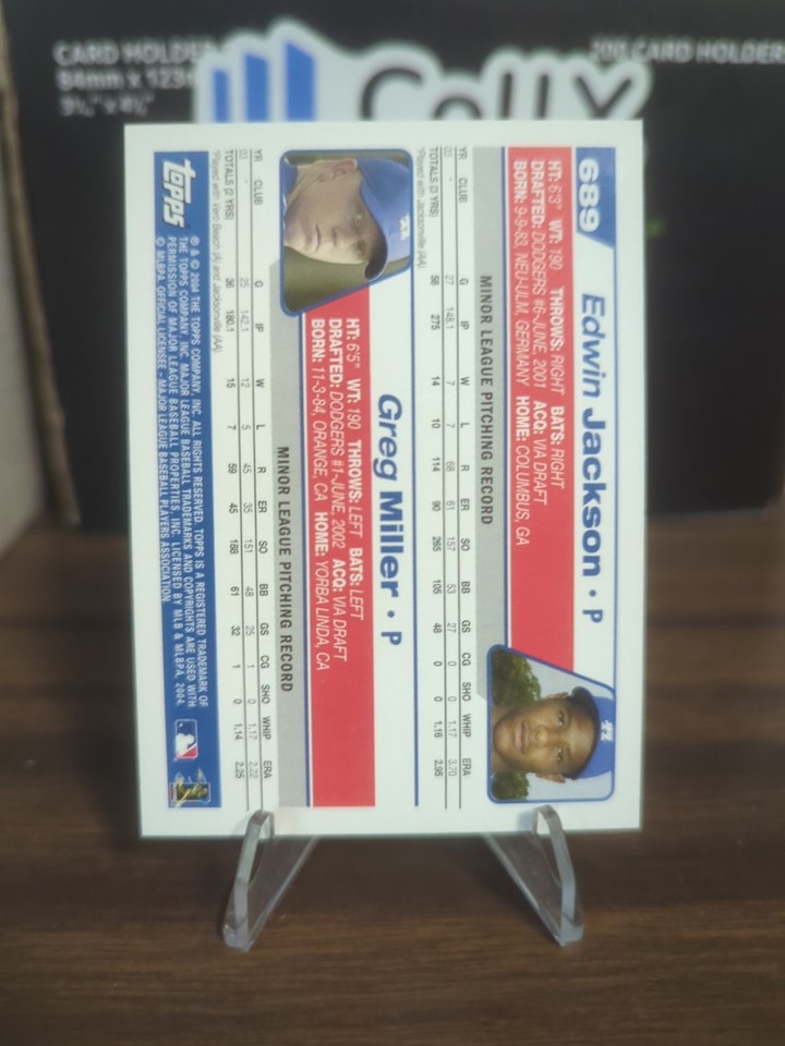 🔥2004 Topps #689 Edwin Jackson & Greg Miller Card🔥 | eBay