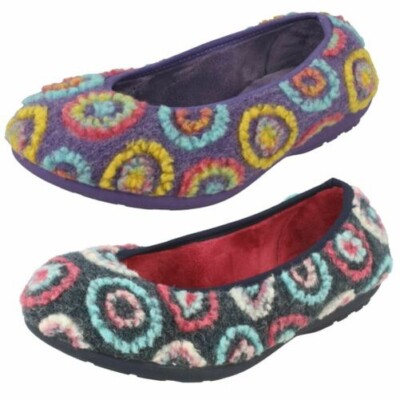 Ladies Easy B Comfortable Slip On Slippers Sheffield | eBay Australia