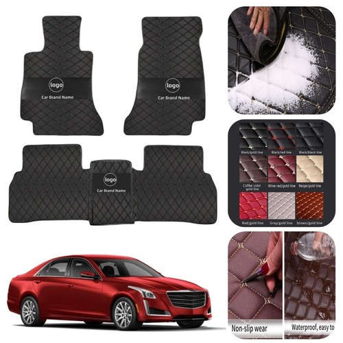 Custom For Audi All Models Front & Rear Car Floor Mats All Weather Auto ...