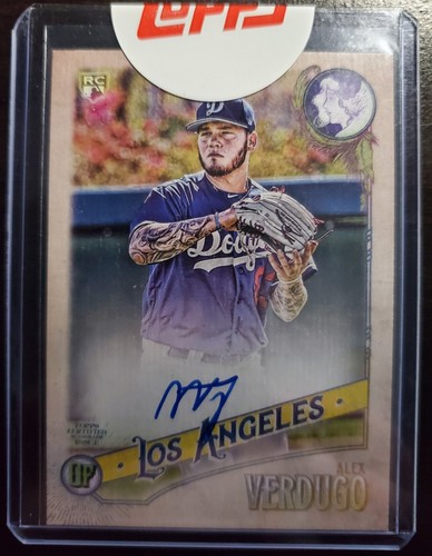 2018 Topps Gypsy Queen Alex Verdugo RC Logo Swap Auto #d 2/99 Sealed ...