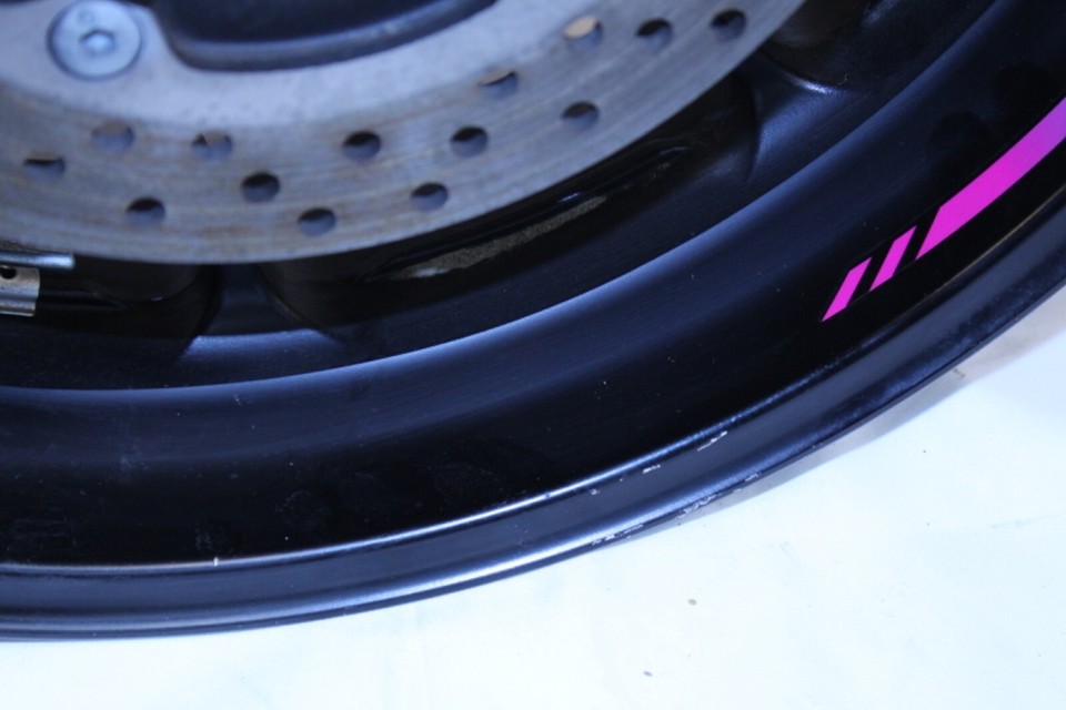 24 YAMAHA YZF R7 YZF-R7 REAR RIM WHEEL COMPLETE STRAIGHT 22 23 | eBay