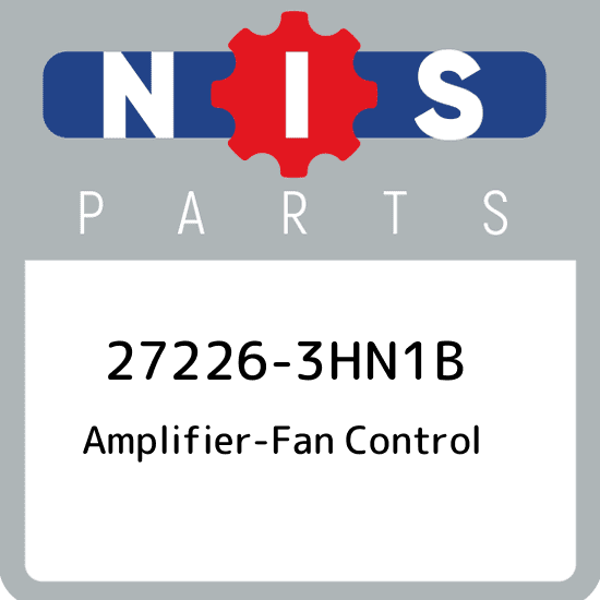 27226-3HN1B Nissan Amplifier-fan control 272263HN1B, New Genuine OEM ...