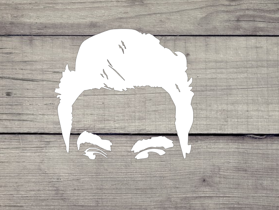 David Rose - Schitt's Creek - David's face - vinyl decal - Great Gift ...