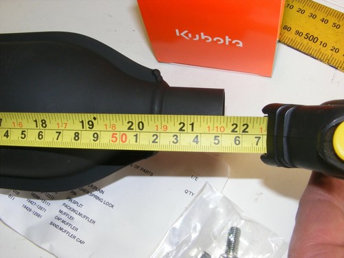 Genuine Kubota Exhaust muffler Kit D1505 D1105 D950 D850 D722 Z482 Only ...