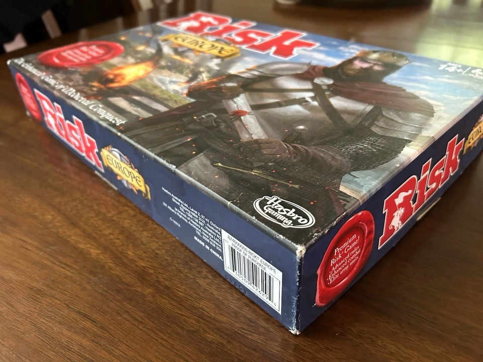 RISK EUROPE MEDIEVAL BOARD GAME HASBRO 2015 RARE | eBay
