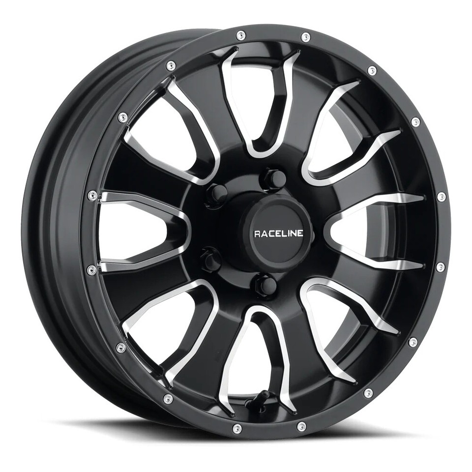 12x4 +0 Raceline 860M Mamba 5x4.5 Matte Black Wheels (Set of 4) | eBay