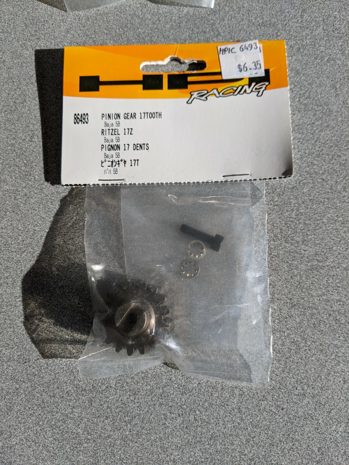 hpi racing parts for rc Part #86493 pinion gear 17 tooth | eBay
