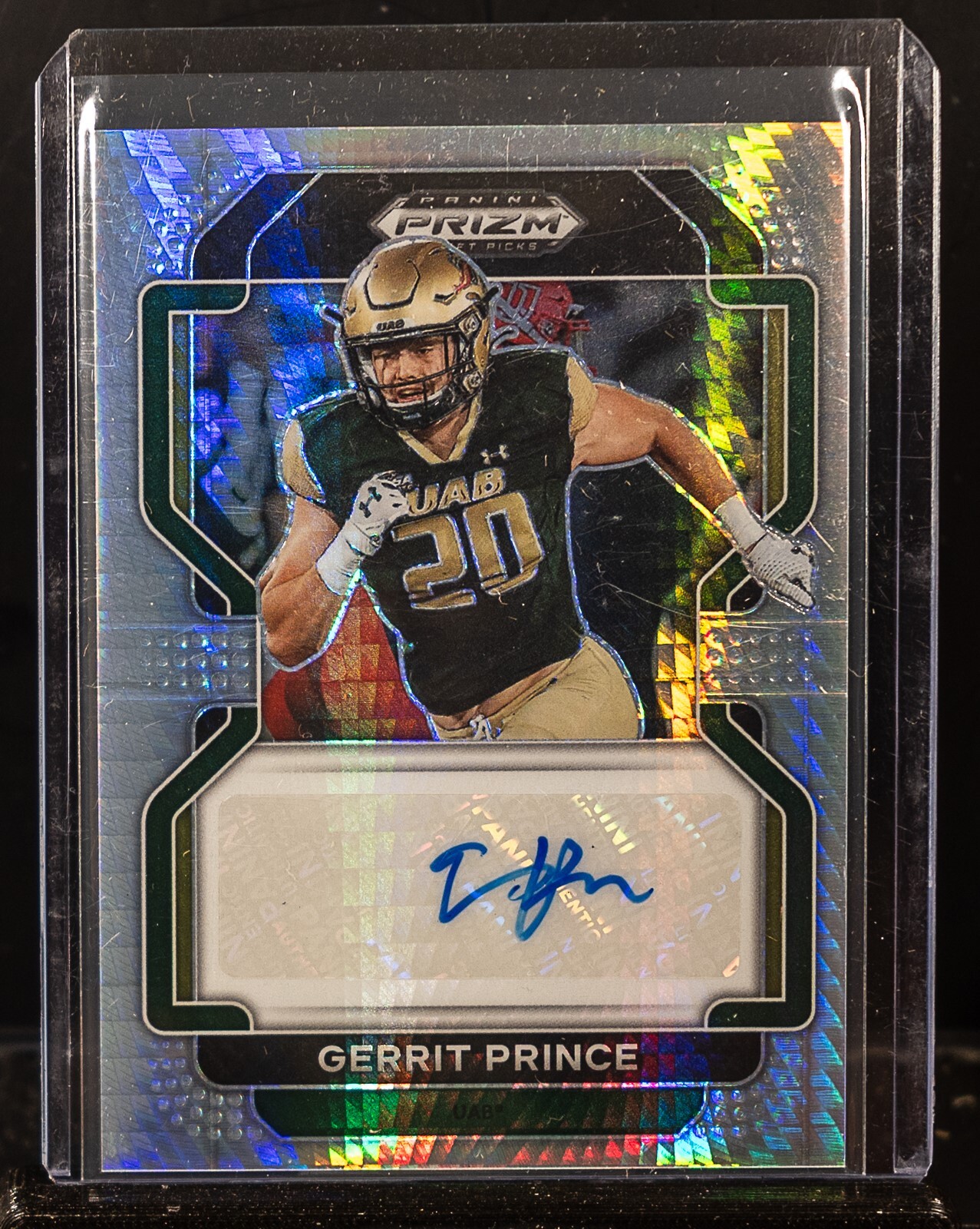 Gerrit Prince 2022 Prizm Draft Picks Hyper Prizm Rookie Auto RC #RA-GPR ...