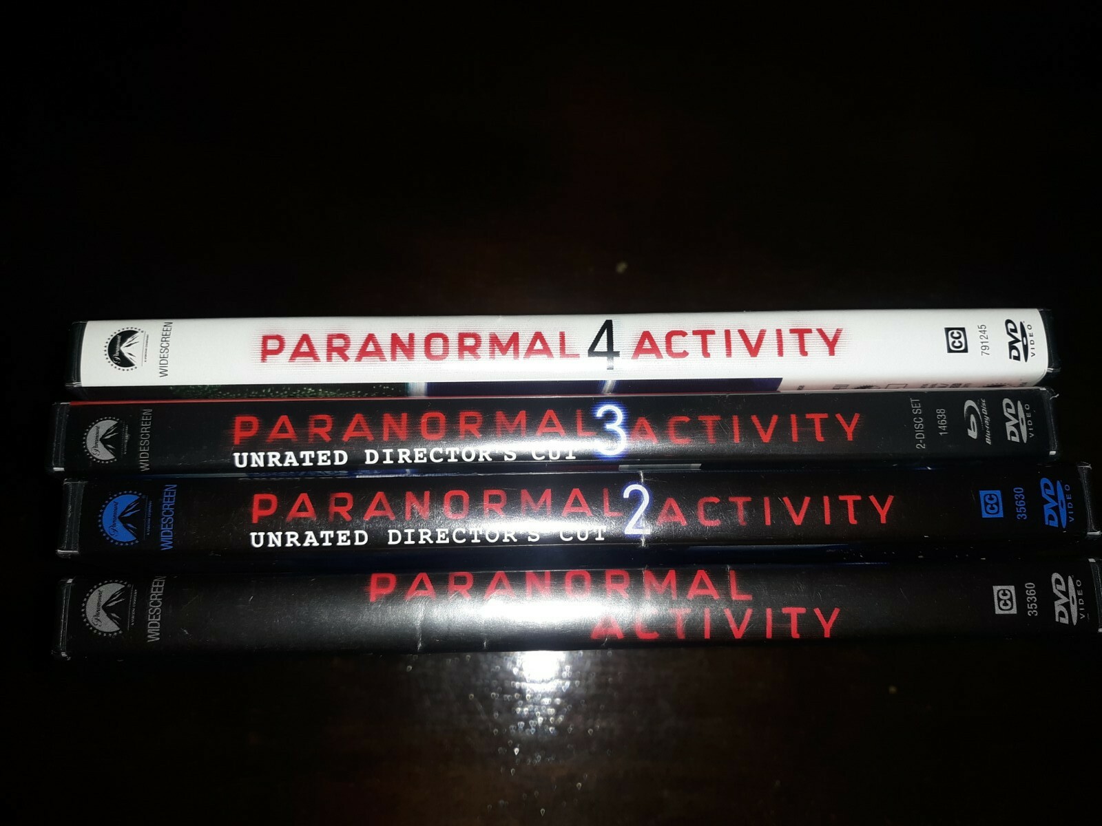 Paranormal Activity Movies 1-4, DVDs | eBay