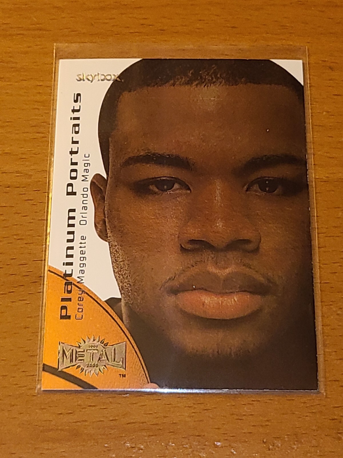 MAGIC COREY MAGGETTE 1999-00 SKYBOX METAL PLATINUM PORTRAITS #13PP ...