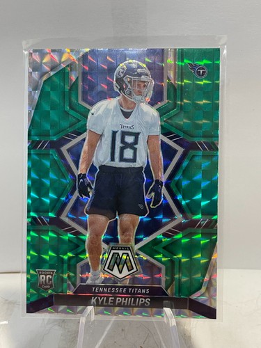 Kyle Phillips 2022 Panini Mosaic Rookie Green Mosaic Tennessee Titans ...