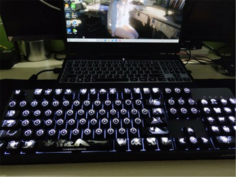 Anime Custom OW Overwatc Waifu Keycap Set For Mechanical Keyboard ...
