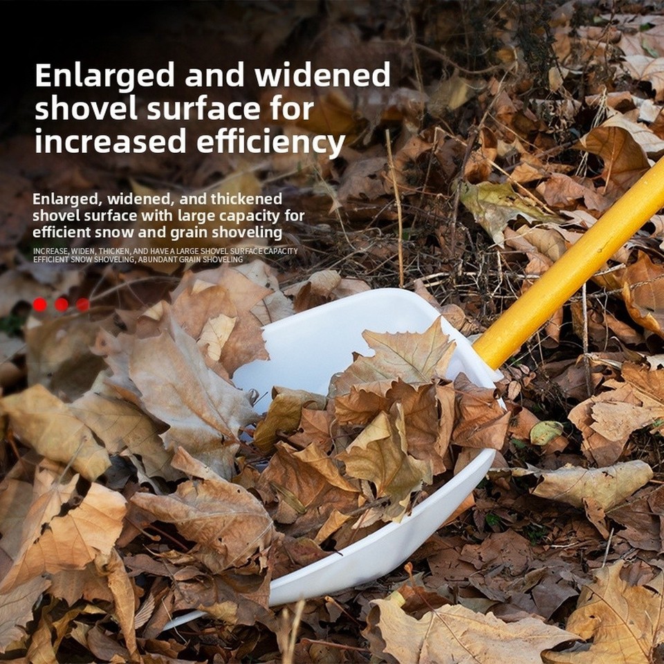 Snow Scoop Snow Shovel Reinforced ABS Plastic Wide Scoop Blade For Snow ...