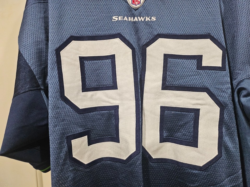 Vintage NFL Reebok Seattle Seahawks 2002-11 #96 RAGSDALE blue jersey ...