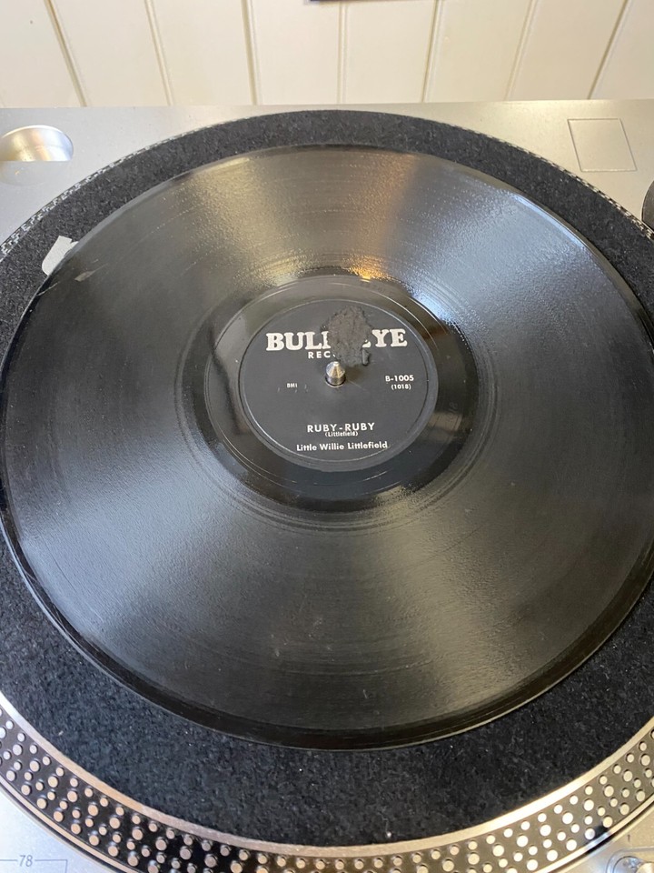 LITTLE WILLIE LITTLEFIELD BULLSEYE RECORDS #1005 78 RPM BLUES V ...