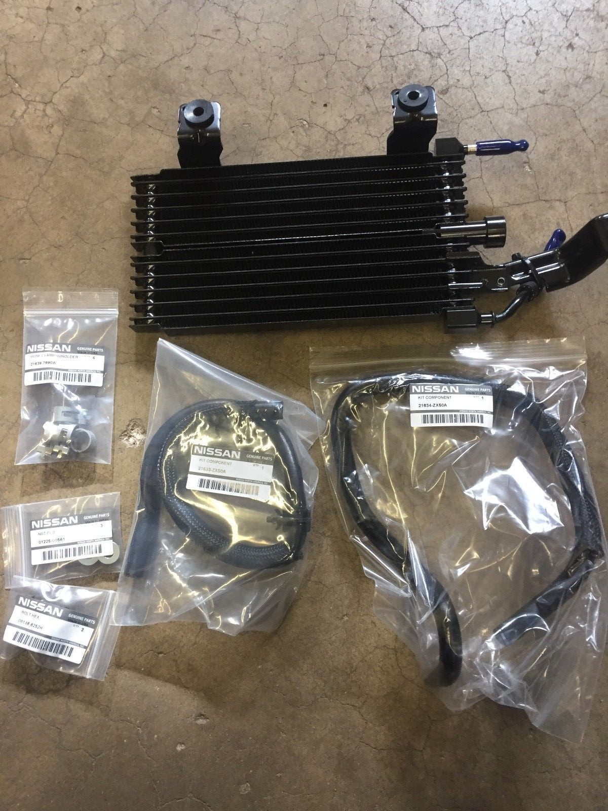 NEW OEM NISSAN ALTIMA 2007-2012 CVT TRANSMISSION OIL COOLER SERVICE KIT ...
