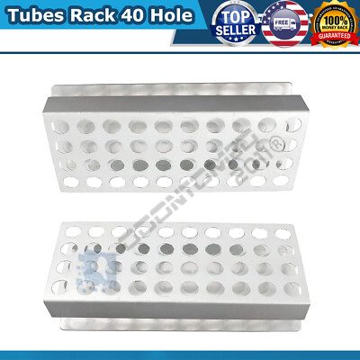 ALUMINIUM TEST TUBE RACKS 40 TUBES Hold Lab Tubes BesT LAB SUPPLIES ...