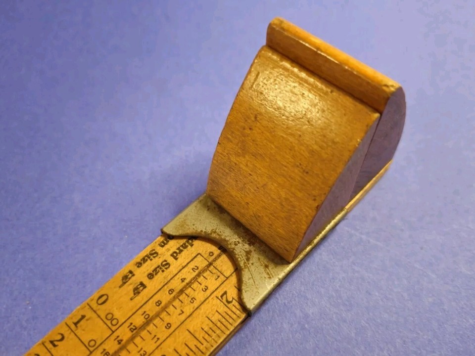 Vintage Ritz Stick Shoe Sizer Wooden Sliding Foot Measuring Tool Made ...