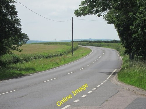 Photo 6x4 B2124 Laughton Road Laughton Common\/TQ4914 Road from the A22 ...