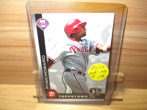 Ryan Howard 2010 Topps Philadelphia Phillies First Basemen 1st Baseball ...