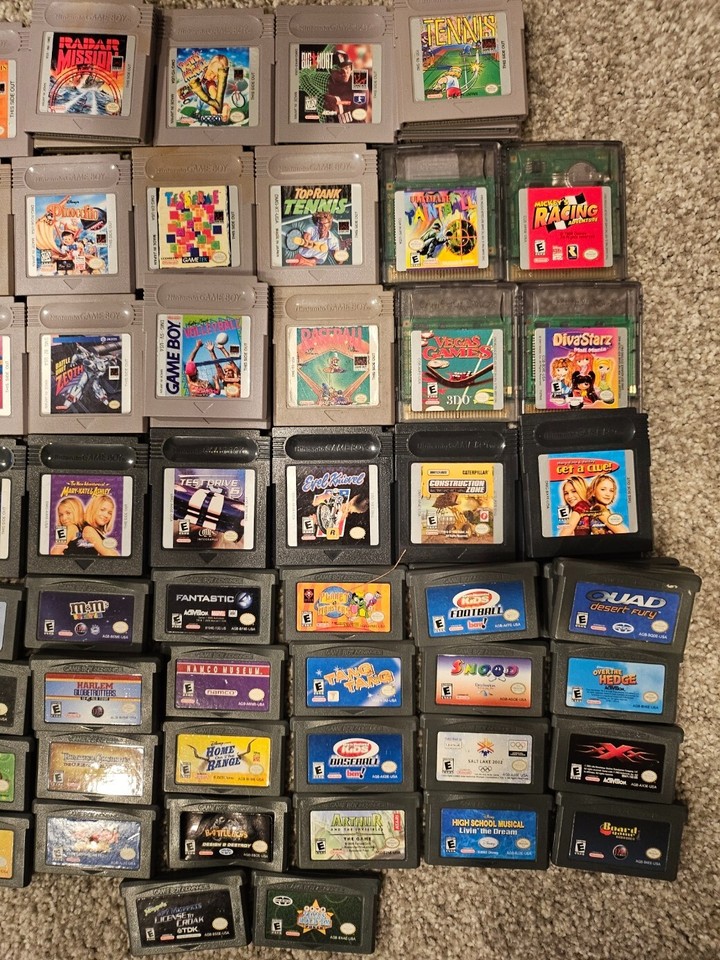 Nintendo Gameboy, Gameboy Color GBC, Gameboy Advance GBA Games $4 Flat ...