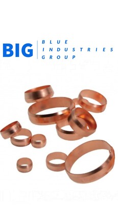 Premium Copper Compression Olives 8mm 10mm 12mm 15mm 22mm 28mm Plumbing ...