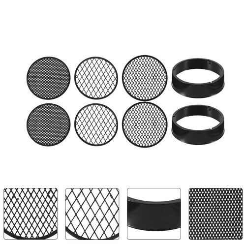 2 Sets/8pcs Fine Garden Sieve Sifter Gardening Large Soil Sieve Soil ...