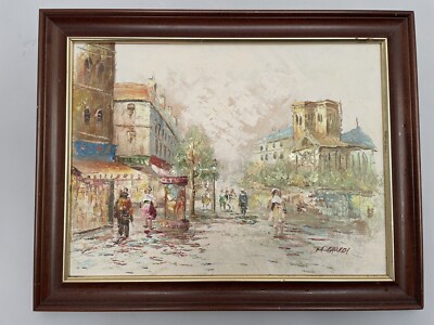 Oil Painting M. Church Original One Of A Kind | eBay UK