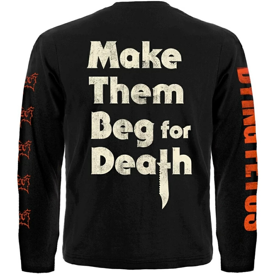 Dying Fetus - Make Them Beg For Death Long Sleeve Black T-Shirt ...