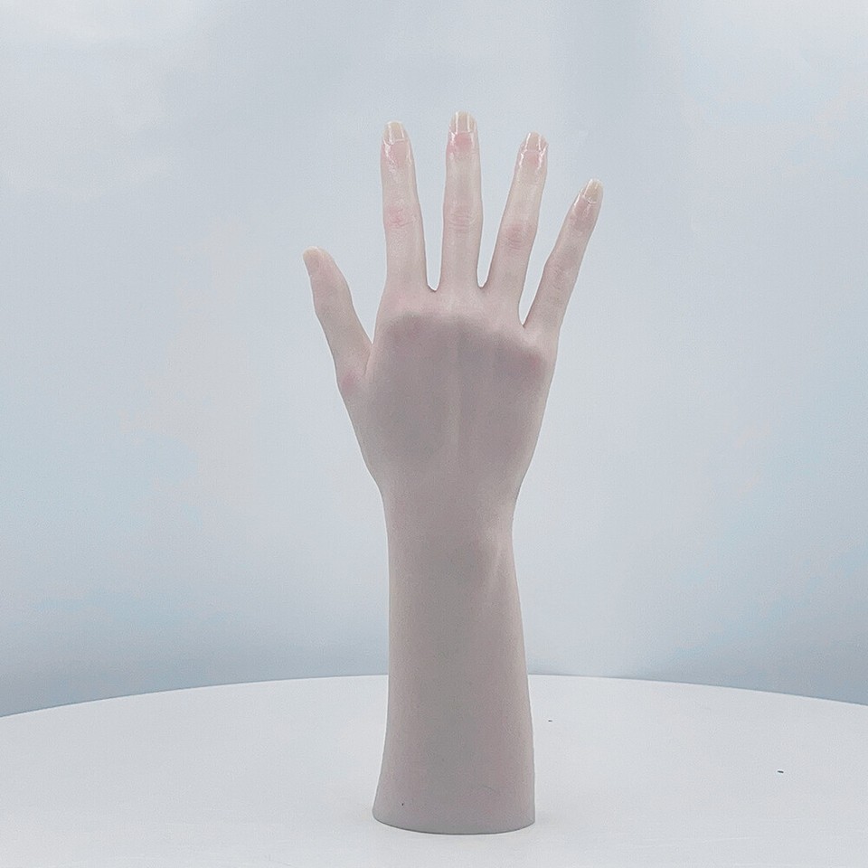Silicone Female Right Hand Model Bendable Model Realistic Hand for ...