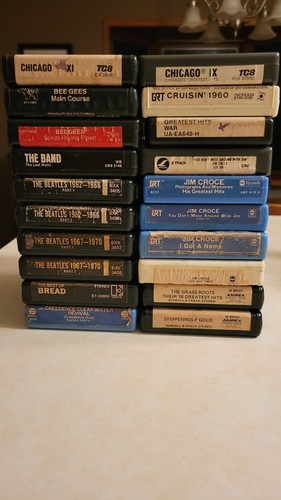20 Rock And Roll 8 Track Lot Beatles Chicago Bee Gees Jim Croce CCR | eBay