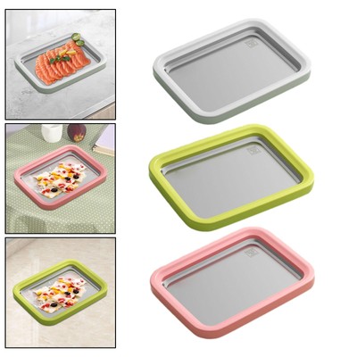 DIY Ice Cream Maker Rolling Pan with 2 Scrapers Kitchen Gadgets Easy ...