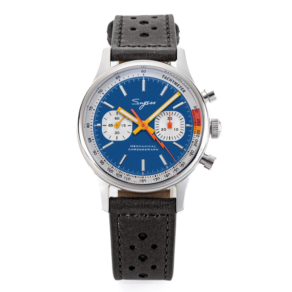Sugess Pilot Watch ST19 Origin Movement Swanneck Wristwatch Mechanical ...