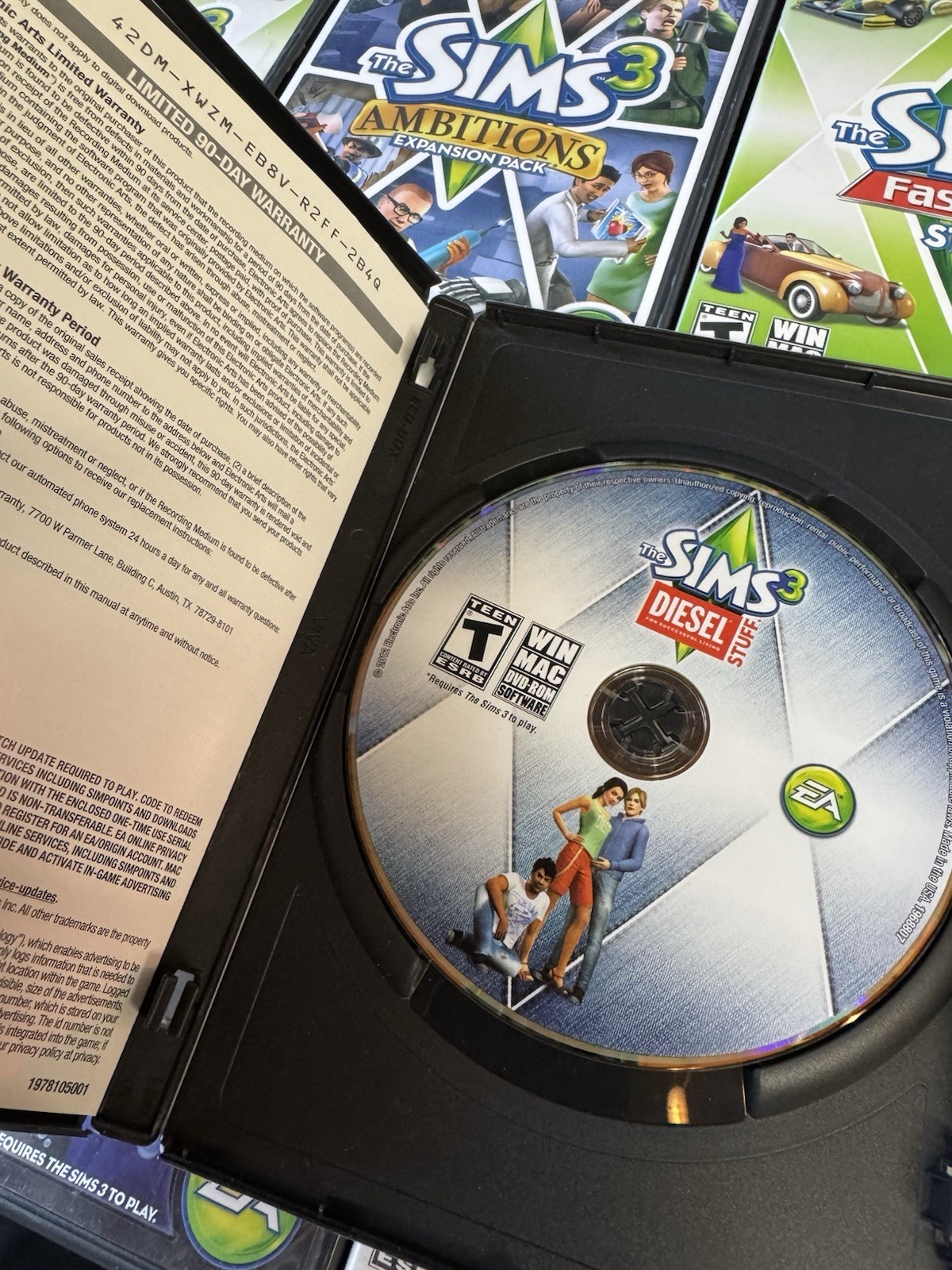 The Sims 3 VG Lot Of 13 Win Mac DVD-ROM One Sealed, Katy Perry,Late ...