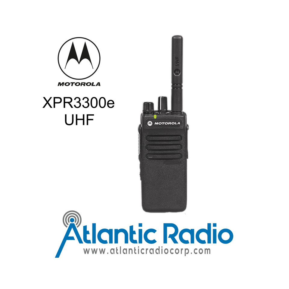Motorola XPR3300e Two-Way Radio - UHF (403-512) - IP67 - 5 Year ...