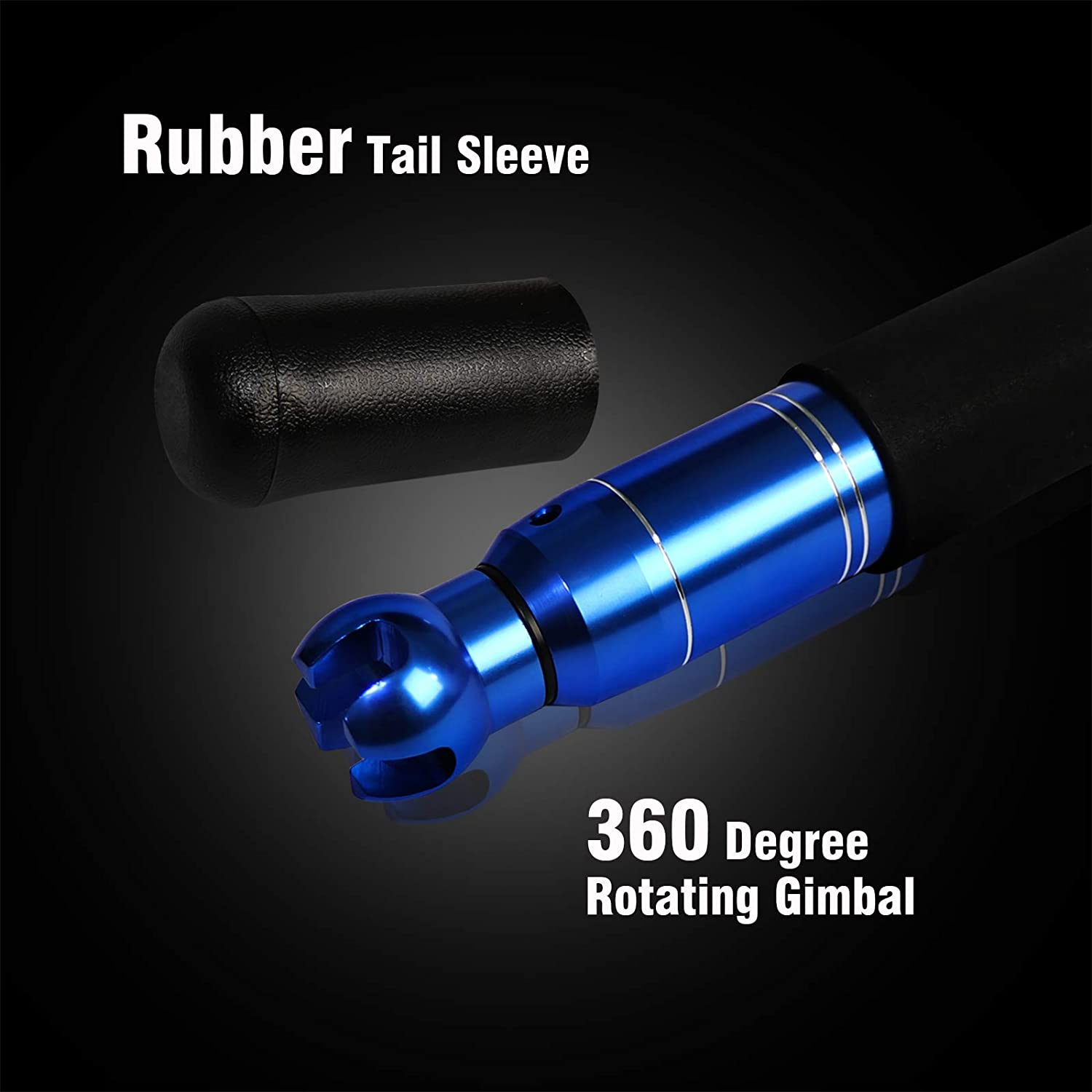 Saltwater Fishing Rod Jigging 2Piece Spinning Casting Portable Travel ...