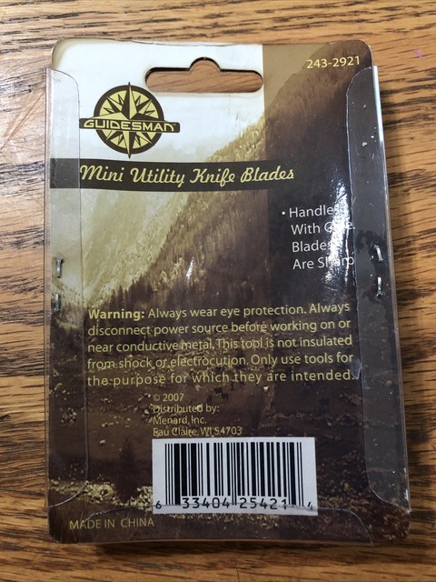 Guidesman Mini Utility Knife Replacement Blade 10 Pack 243-2921 for ...