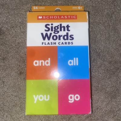 Flash Cards Ser.: Flash Cards: Sight Words by Scholastic (2018, Cards ...