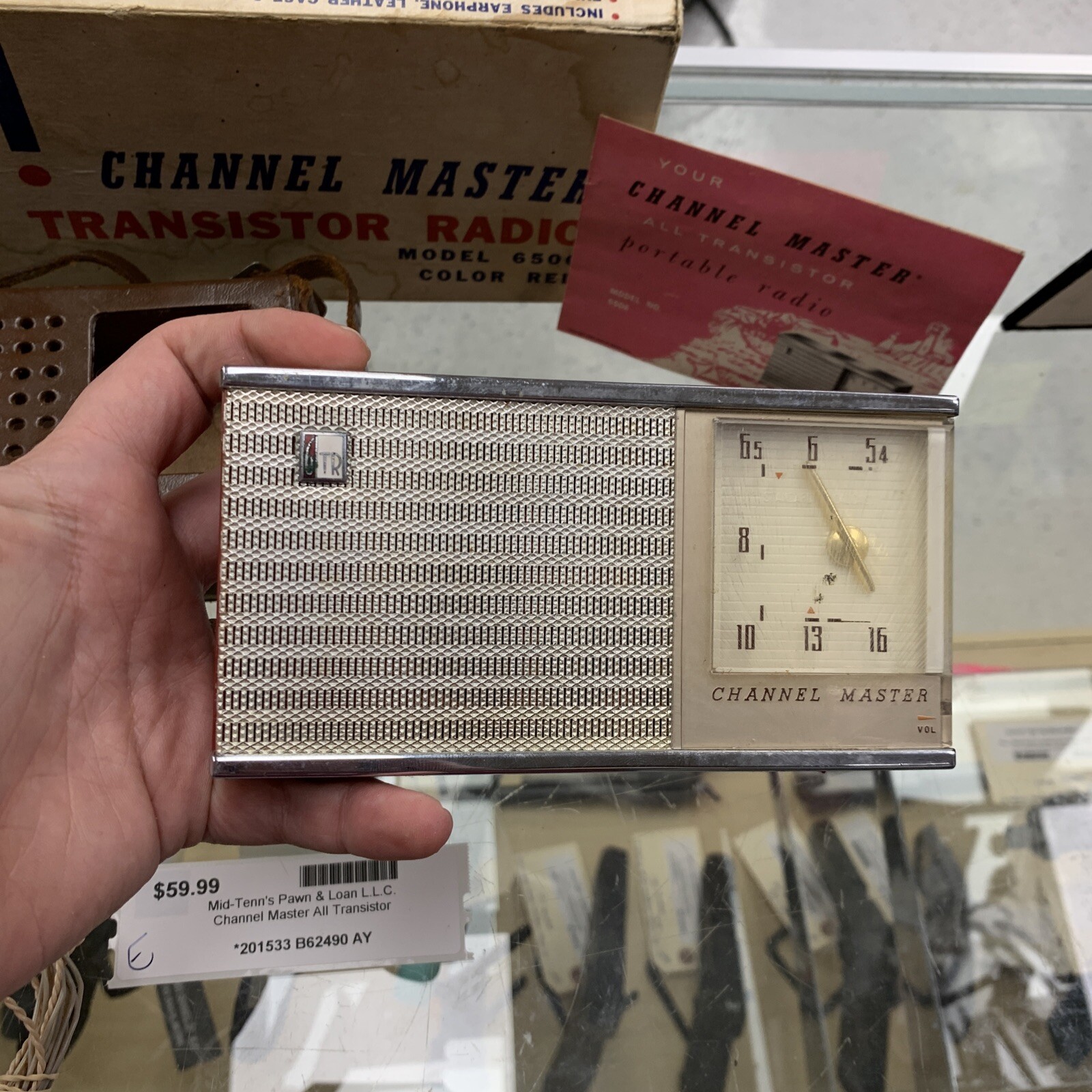 Channel Master All Transistor Radio Model 6506 Color Red 201533 | eBay