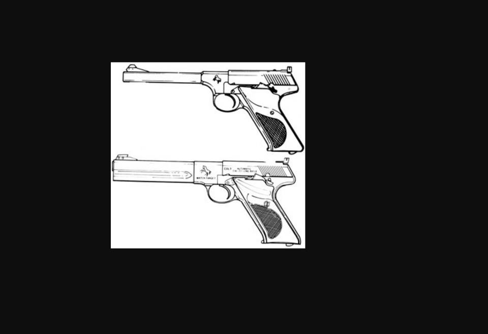 2 'POSTWAR' COLT WOODSMAN 22 HUNTSMAN TARGET CHALLENGER CLIP 10RD .22lr ...