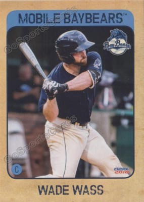 2018 Mobile Baybears Wade Wass RC Rookie Los Angeles Angels | eBay