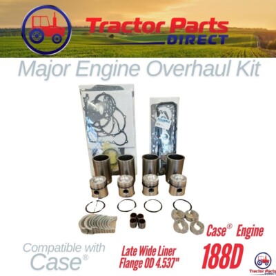 MAJOR ENGINE KIT comp w CASE® 188 CID DIESEL - 480D 580CK 680CK LATE | eBay