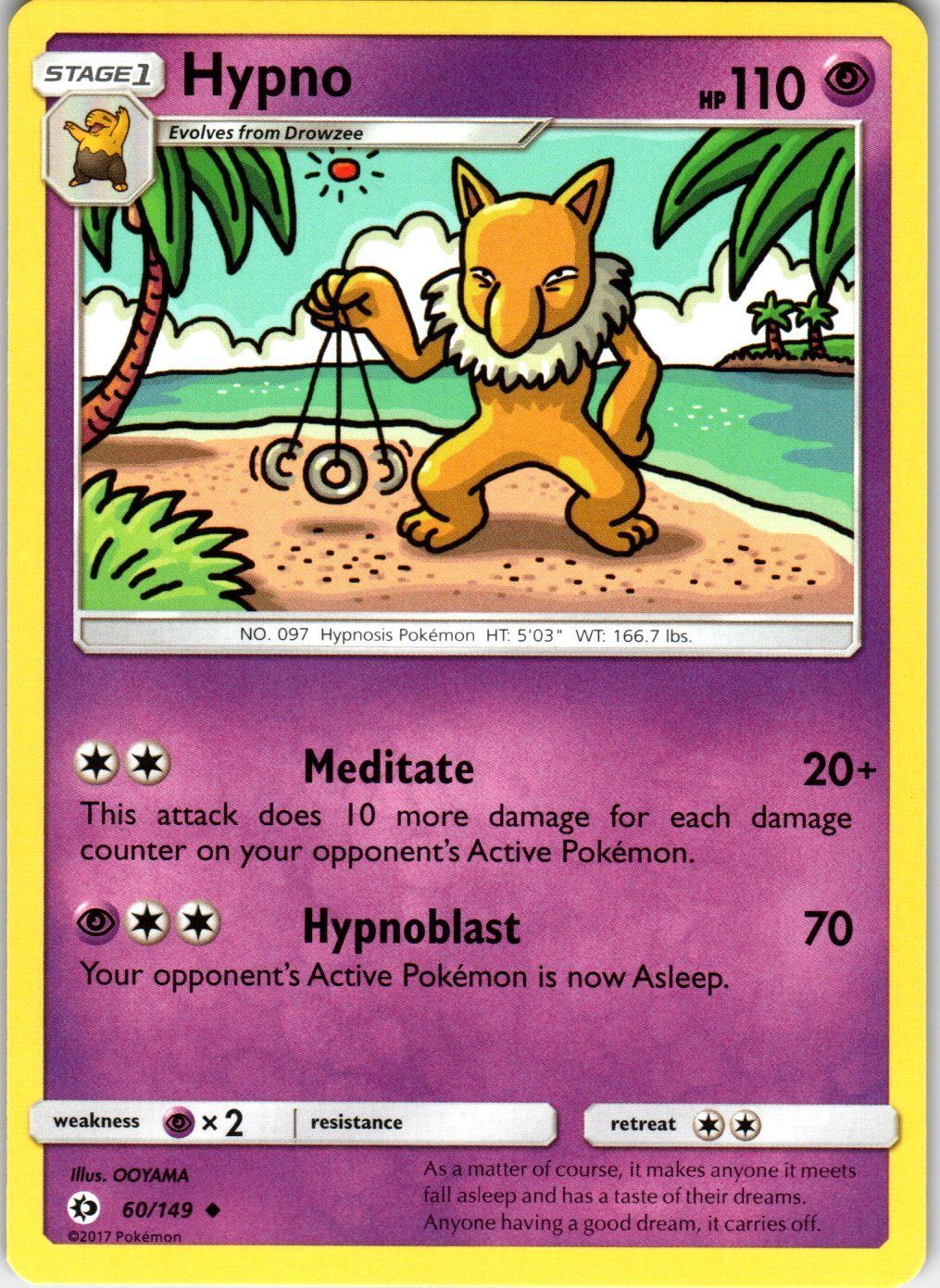 4x Hypno x4 POKEMON Sun & Moon base set 60/149 uncommon cards | eBay