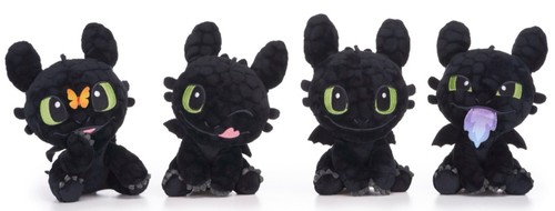 NEW OFFICAL 7" HOW TO TRAIN YOUR DRAGON TOOTHLESS PLUSH SITTING HTTYD ...