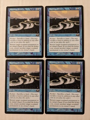 4X RUSHING RIVER - Magic The Gathering MTG Collectible Card game | eBay