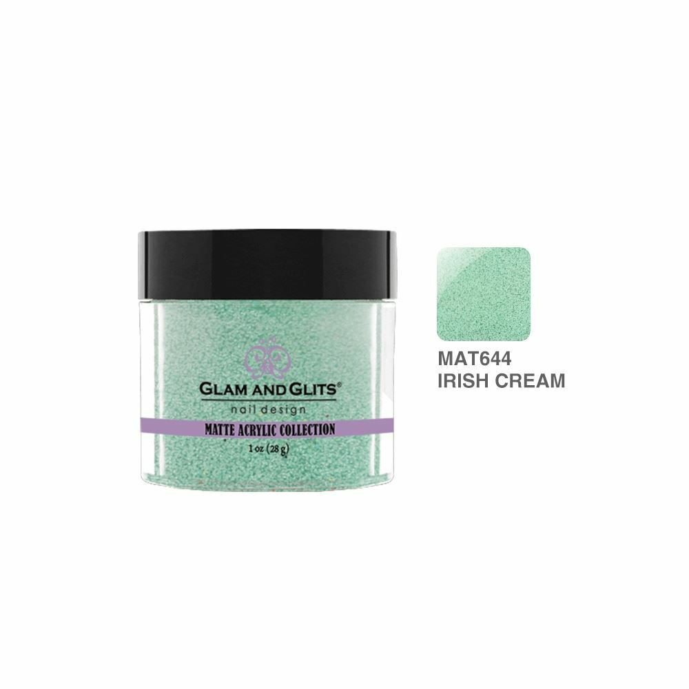 Glam And Glits Matte Acrylic Powder MAT644 - Irish Cream 1 oz | eBay