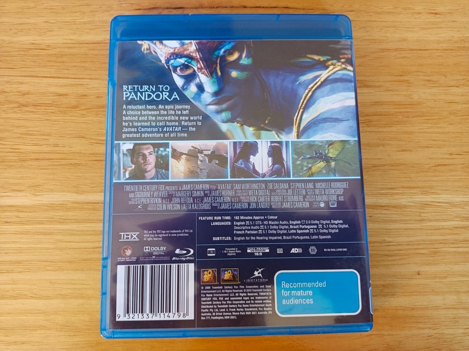 Avatar Blu-ray - Avatar Bluray 1080P - Free Post | eBay