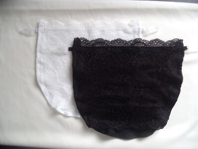 Women Modesty Panel Lace Bra Insert Instant Camisole Cleavage Up Cover ...