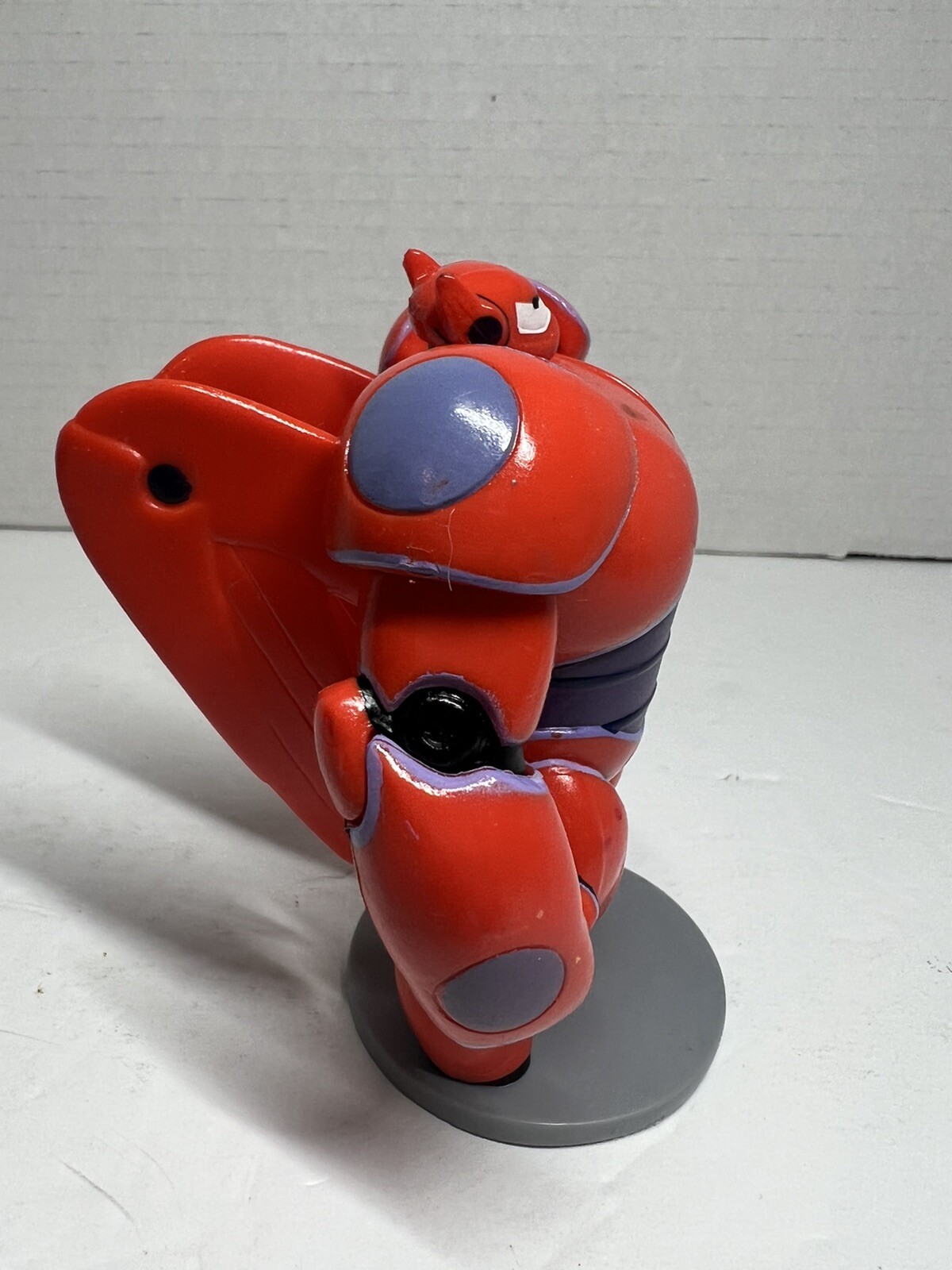 Big Hero 6 Baymax Red Armor Deluxe Flying 4" Action Figure Disney ...